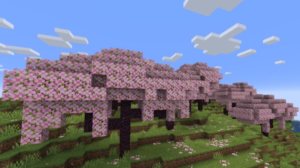 Minecraft Update 1.20 Hadirkan Bioma Sakura Baru - Cherry Blossom